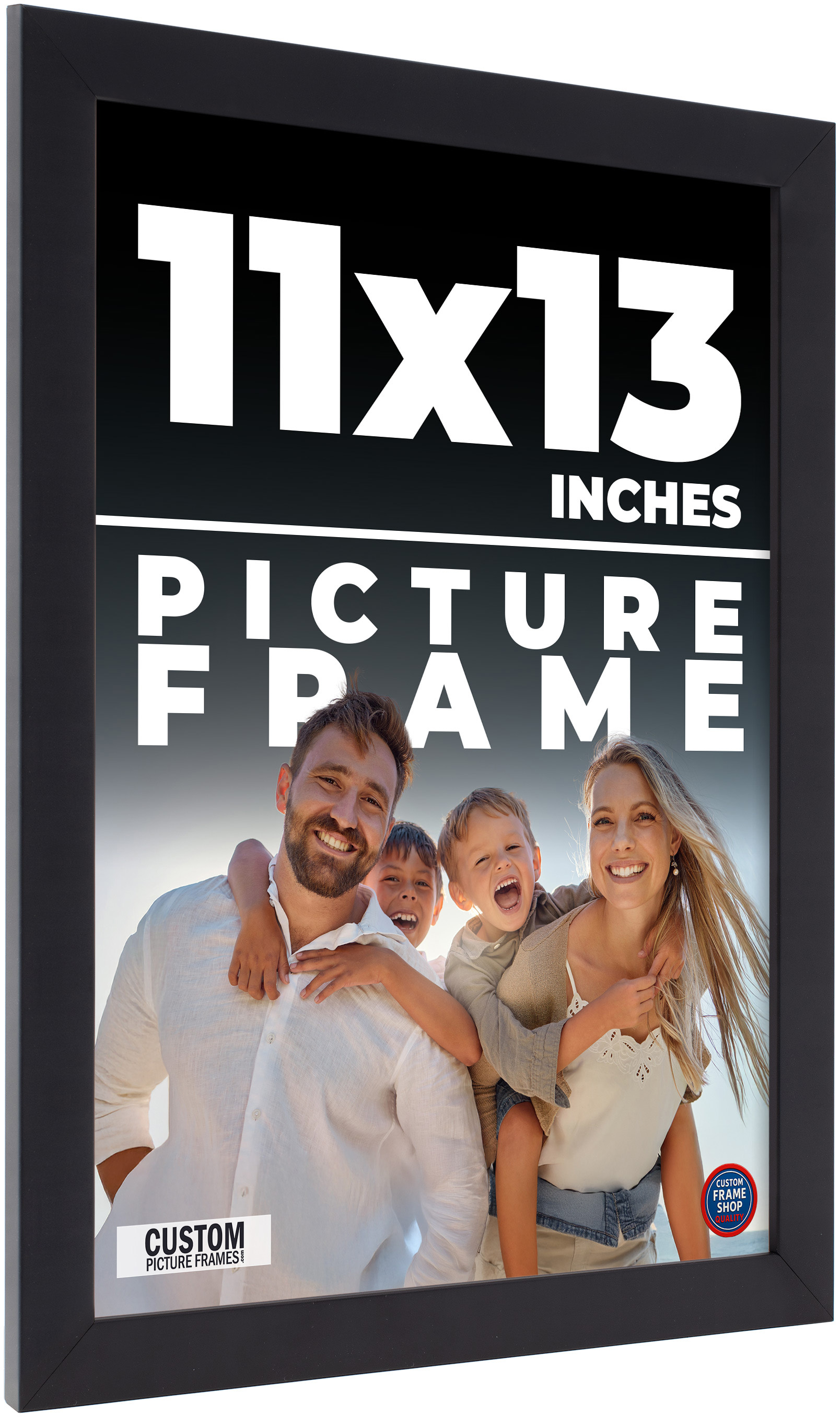 11x13 Frame Black Picture Frame Modern Photo Frame UV Acrylic, Acid ...