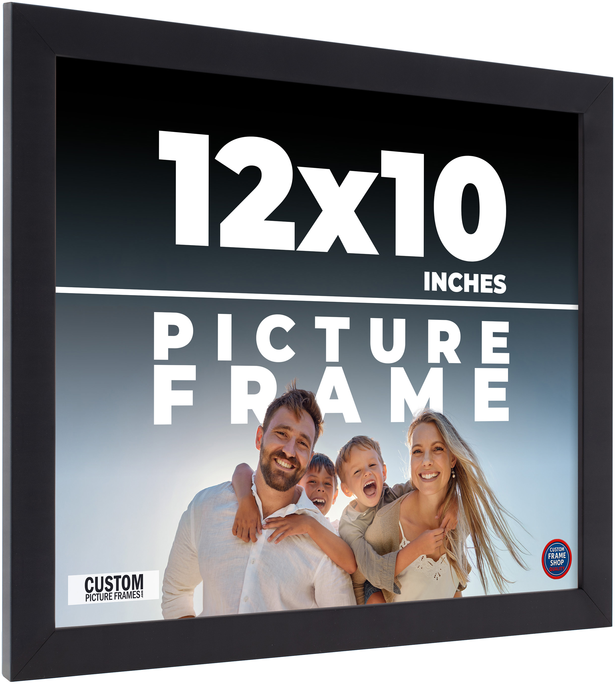 12x10 Frame Black Picture Frame Modern Photo Frame UV Acrylic, Acid ...